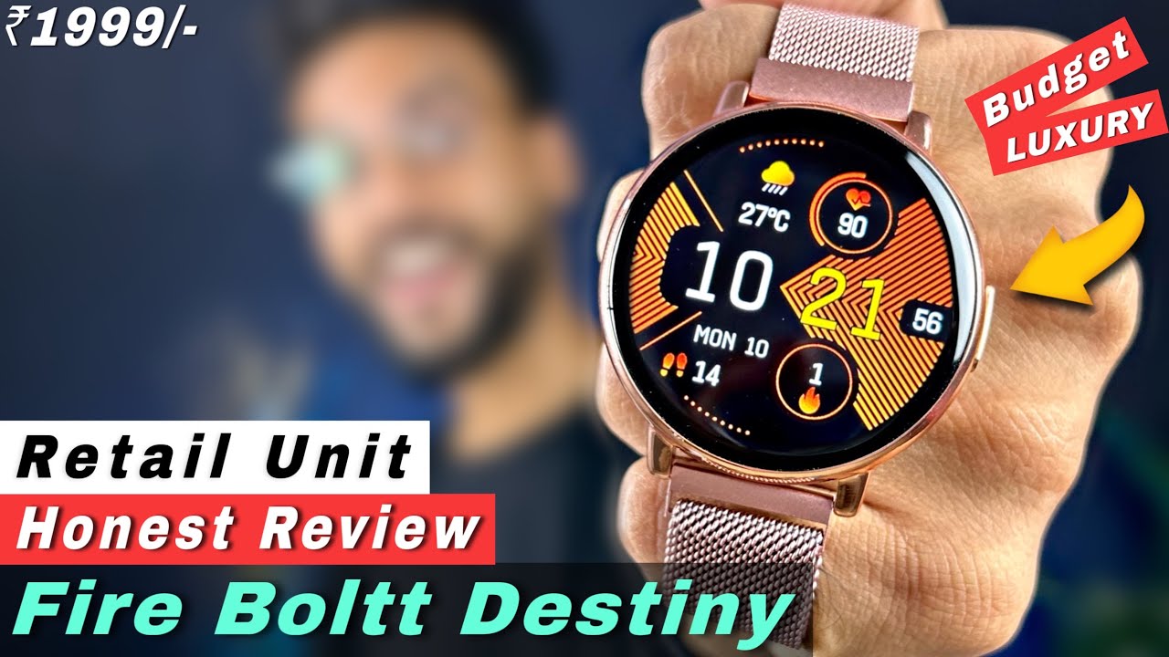 Budget Luxury Premium Smartwatch⚡️Fire Boltt Destiny⚡️Honest Review ...