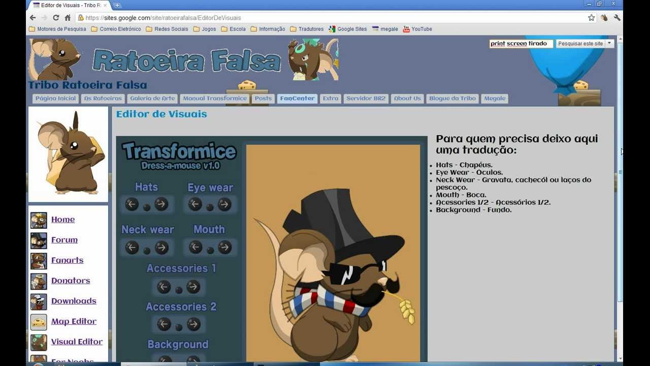 Transformice - Criando seu PRÓPRIO AVATAR - YouTube