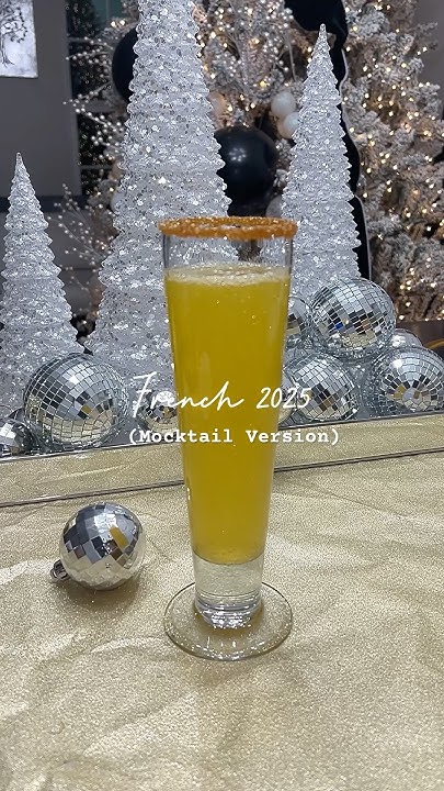 Toast the new year with a French 2025 mocktail! #nye #newyear #mocktail ...