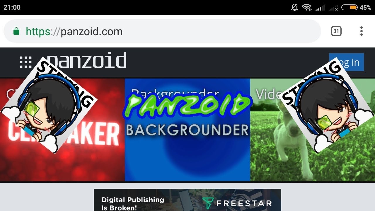 Cara download intro di panzoid - YouTube