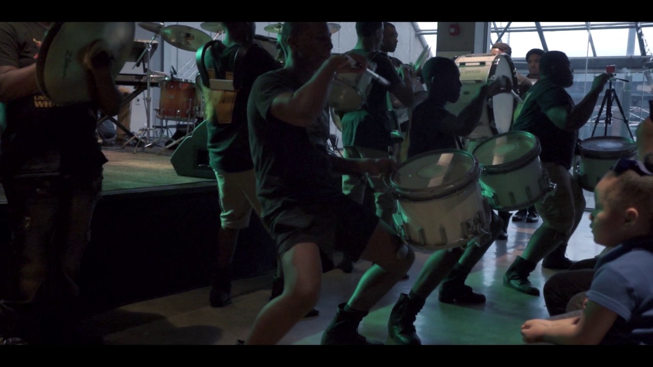 WHS Drumline @ Chris Pat's Drum Clinic - YouTube