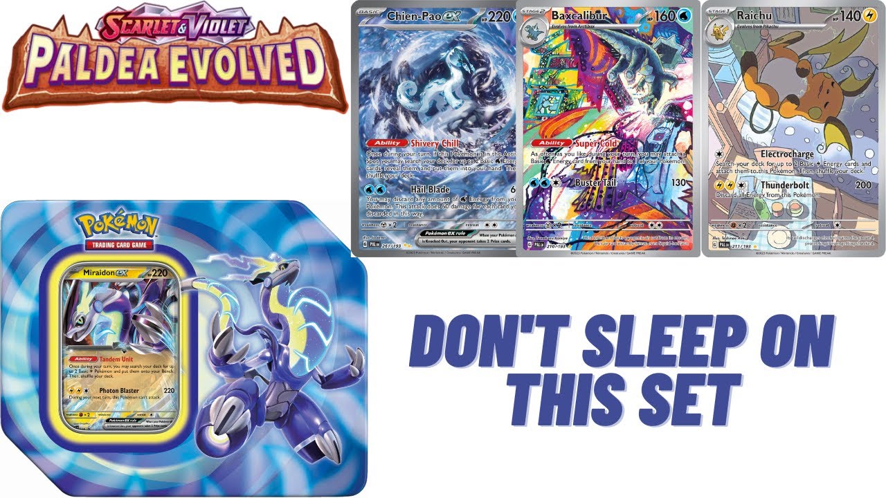 Pokemon Miraidon Tin Opening !!! - YouTube