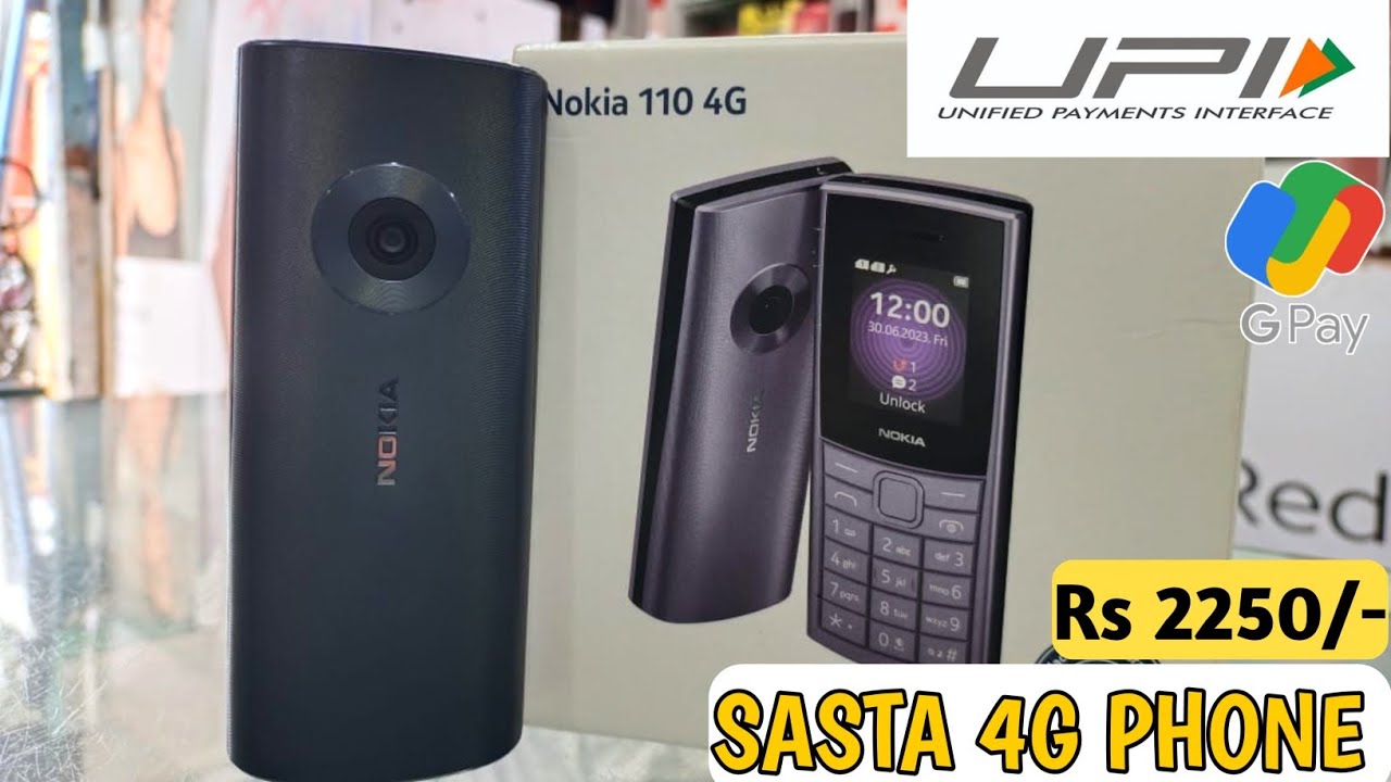 Nokia 110 4G Unboxing | Sasta 4G Phone | Rs 2250/- Only | UPI Payment ...