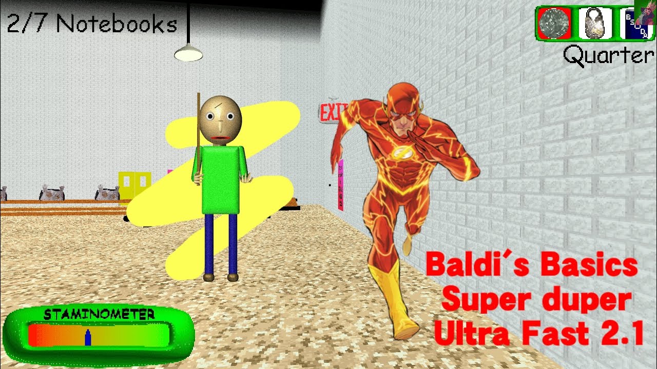 Baldi's Basics Super Duper Ultra Fast 2.1 On Android - Full Gameplay ...