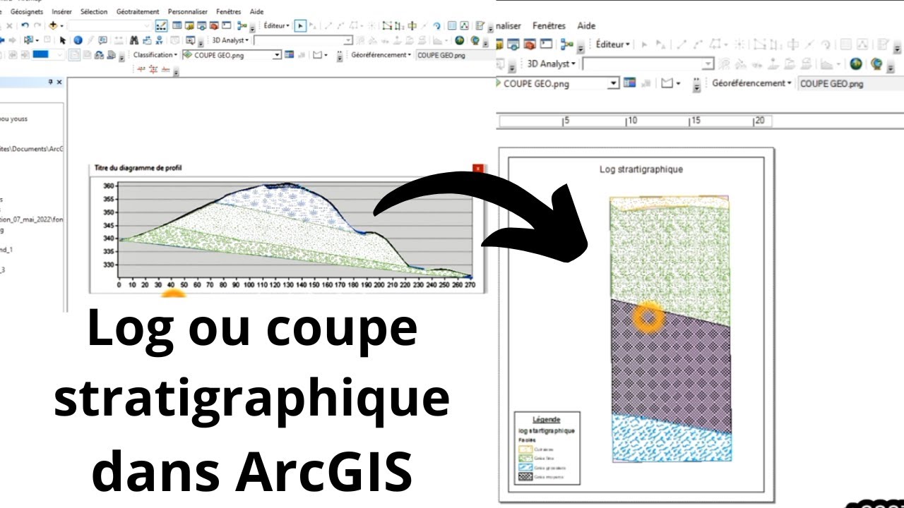 Log stratigraphique ou log géologique dans ArcGIS - YouTube