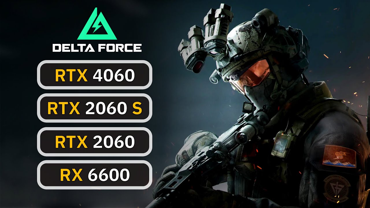 Delta Force | RTX 2060, RTX 4060, RTX 2060 Super, RX 6600 - YouTube