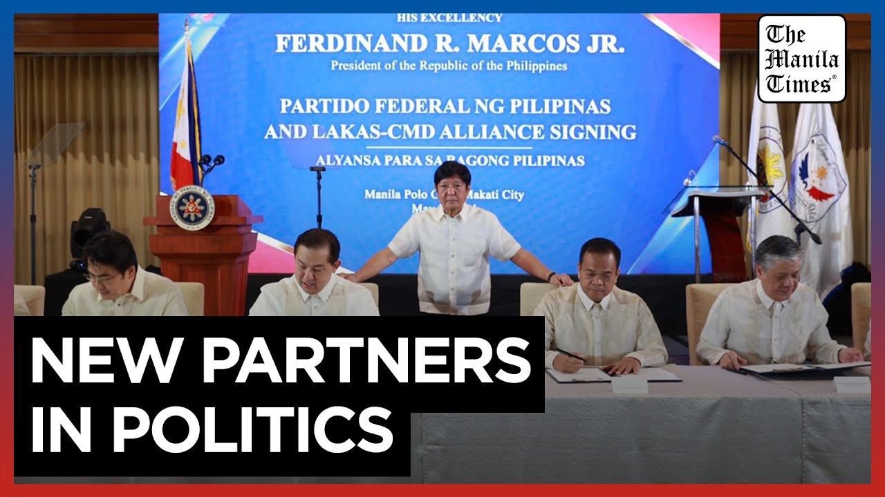 Marcos witnesses signing of PFP and Lakas-CMD alliance - YouTube