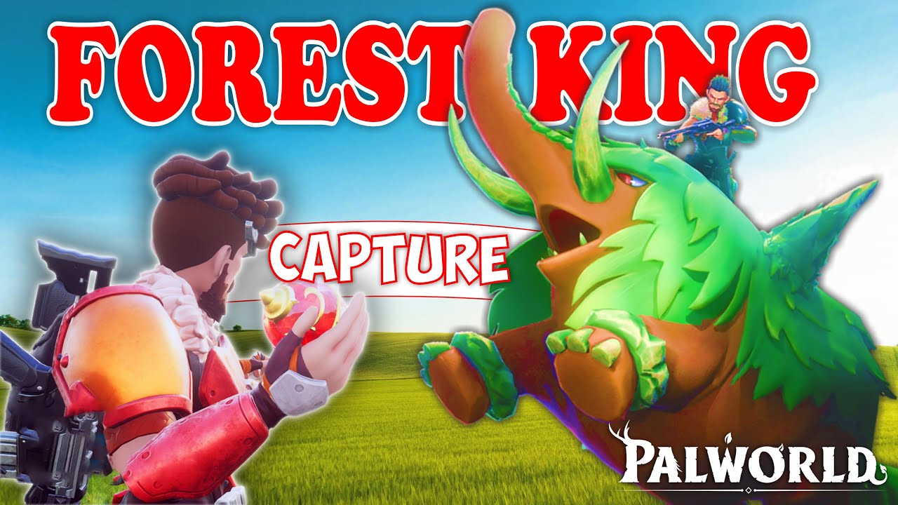 CAN I CAPTURE THE KING OF THE FOREST IN PALWORLD | PALWORLD GAMEPLAY ...