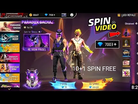 NEW BUNDLE IN FREE FIRE PARADOX SPECIAL EVENT #garenafreefire - YouTube