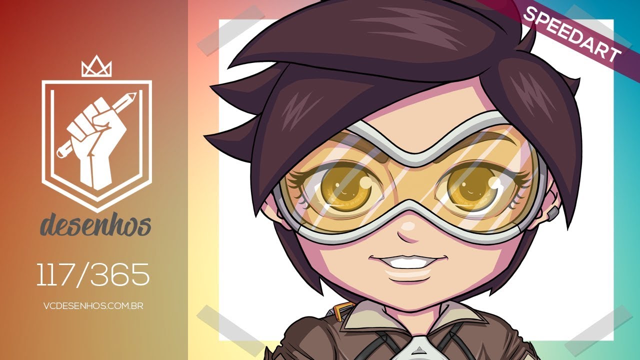 Speedart Tracer Overwatch 117/365 - YouTube