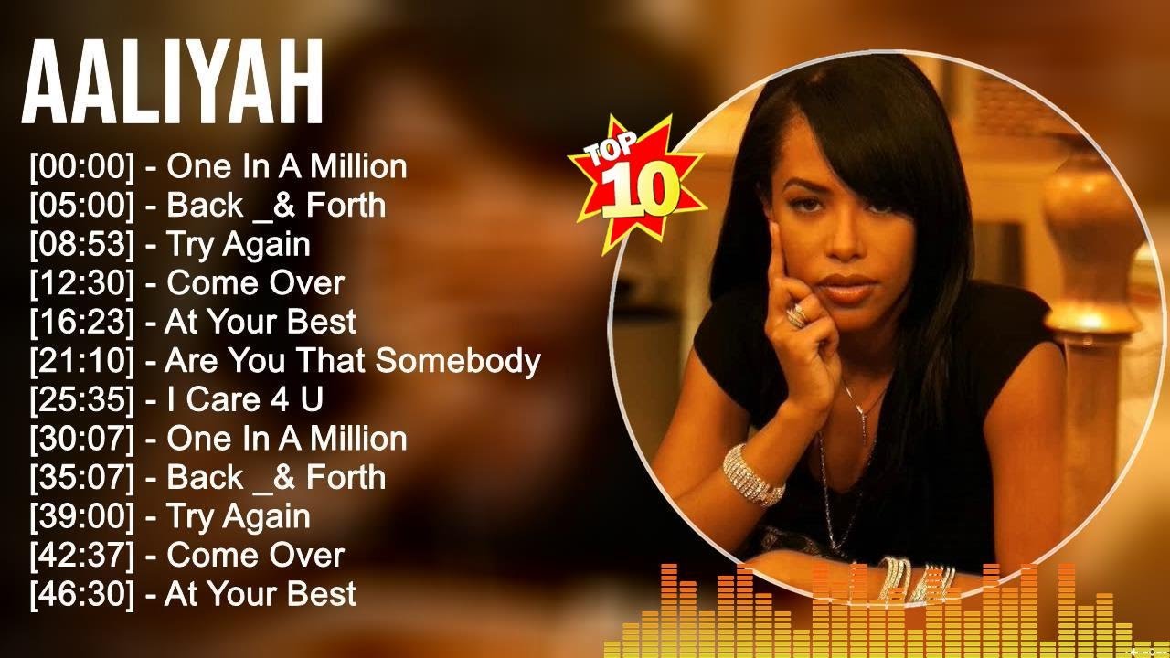 Aaliyah Greatest Hits Full Album ️ Full Album ️ Top 10 Hits of All Time ...