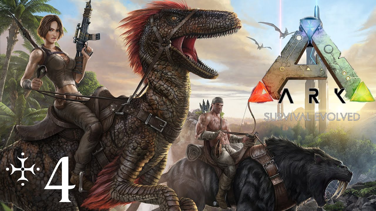 ARK: Survival Evolved - Episode 4 - Taming a Parasaurus - YouTube