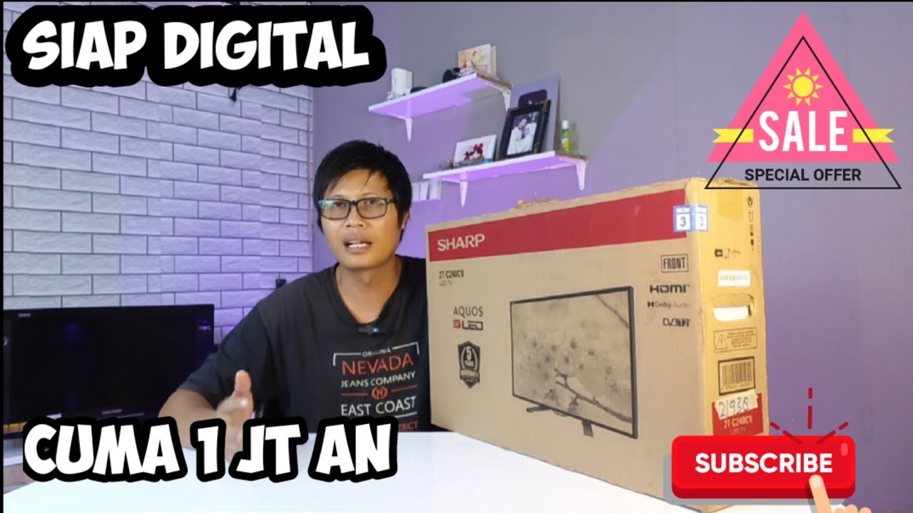 Review Tv Led Sharp 24 inch Type 2T-C24DC1i | Digital Tv Dari Sharp ...