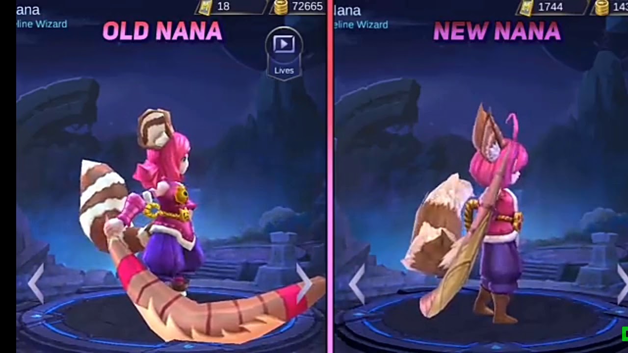 OLD NANA VS NEW NANA!!!! - YouTube