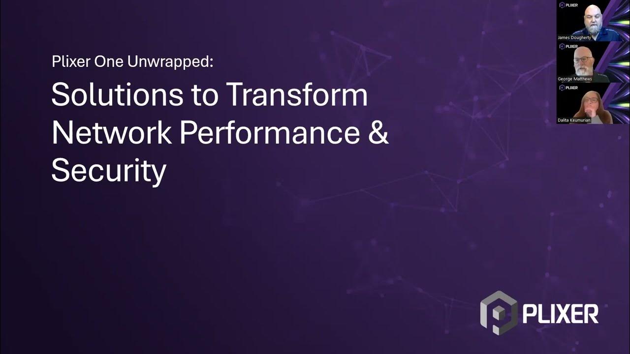 Plixer One Unwrapped: Solutions to Transform Network Performance & Security - YouTube