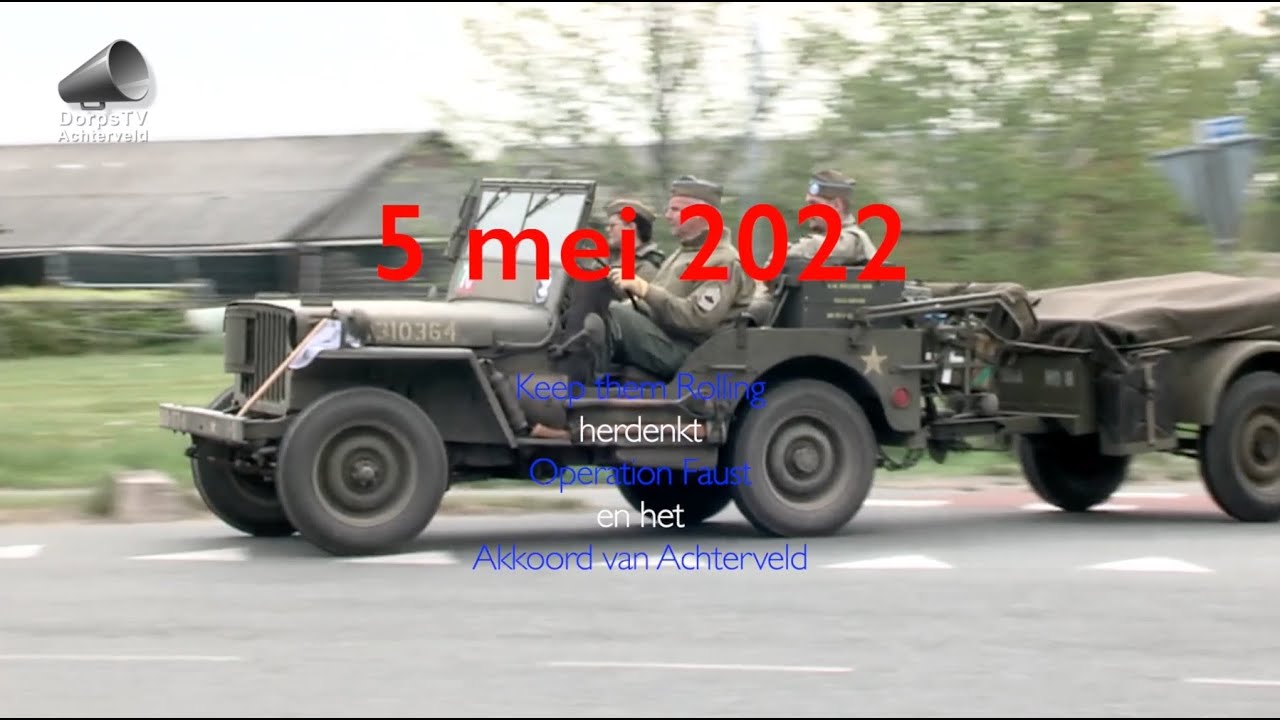 Keep them Rolling herdenkt Operation Faust - YouTube