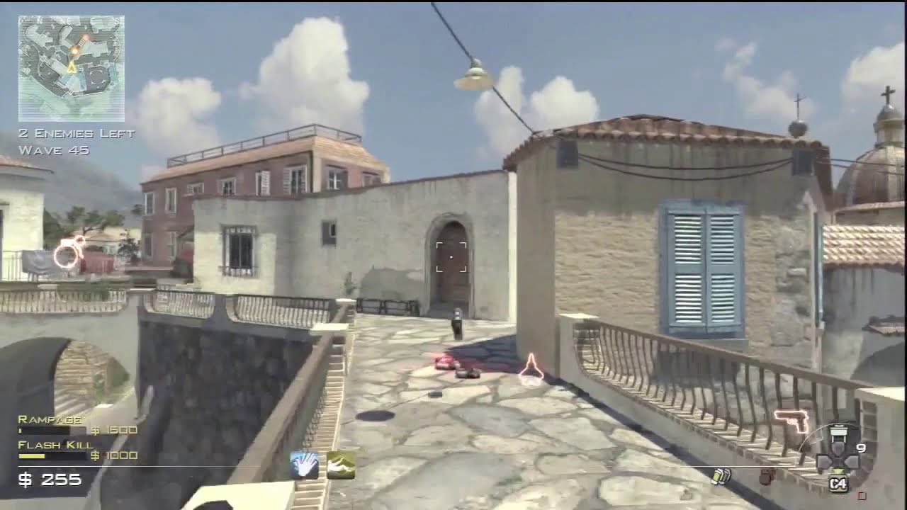 MW3: Piazza wave 50 solo World Record PS3 Survival Mode - YouTube