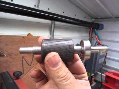 Pressing the motor drive shaft into the motor rotor! - YouTube