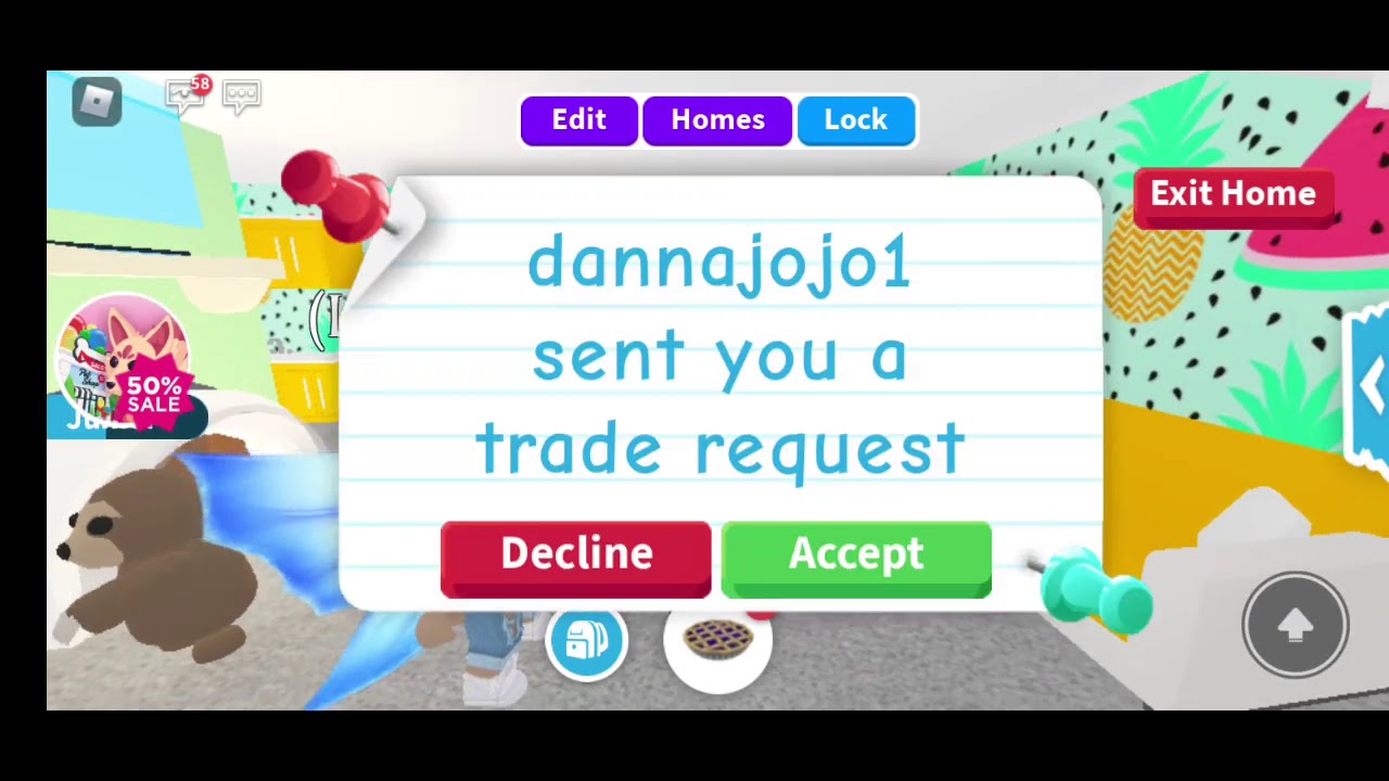 How to fail trade in adopt Me!!! - YouTube