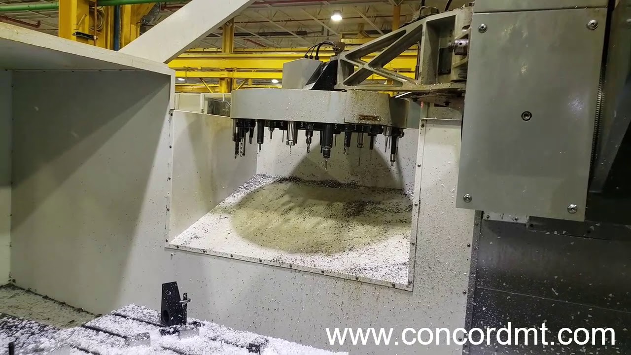 2008 Haas VR-11 5 Axis CNC Vertical Machining Center - YouTube