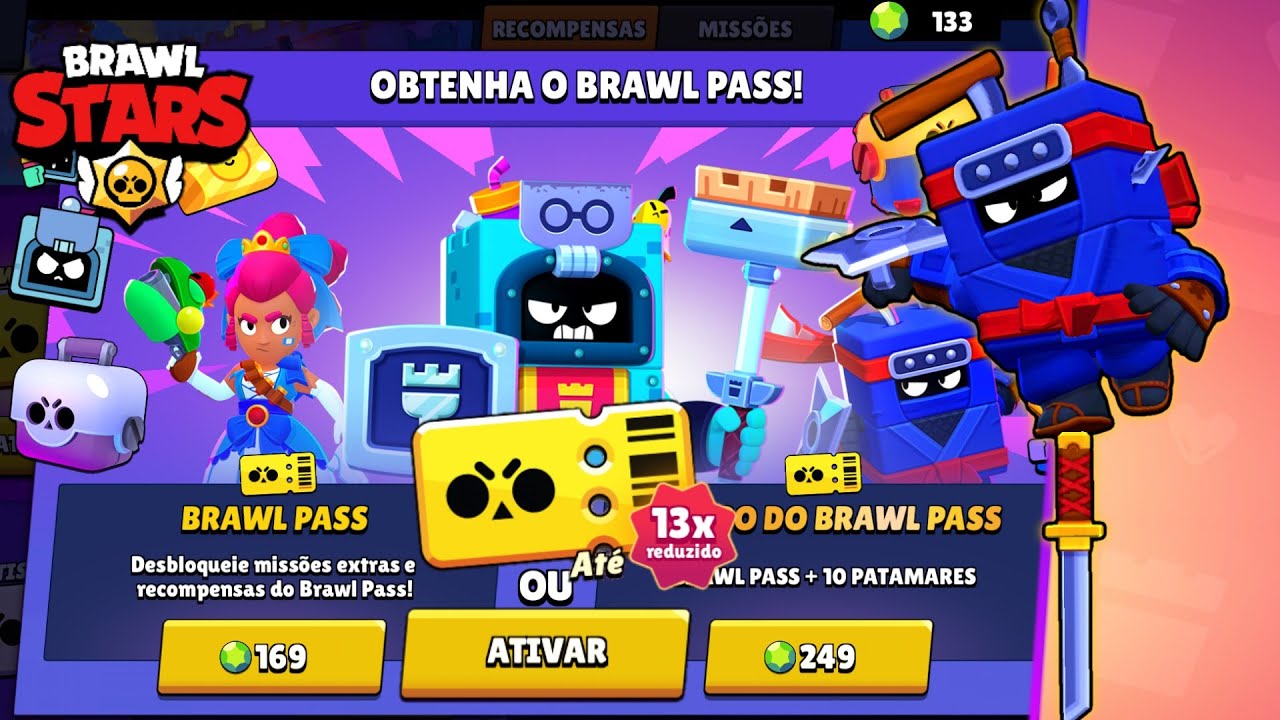 VALE A PENA COMPRAR O BRAWL PASS? Temporada 8 - YouTube
