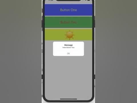 swift click button to popup alert dialog example - YouTube