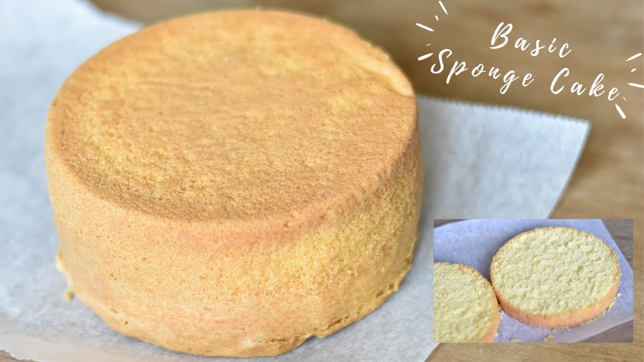Basic Sponge Cake: Tips on how to make super fluffy sponge cake - YouTube