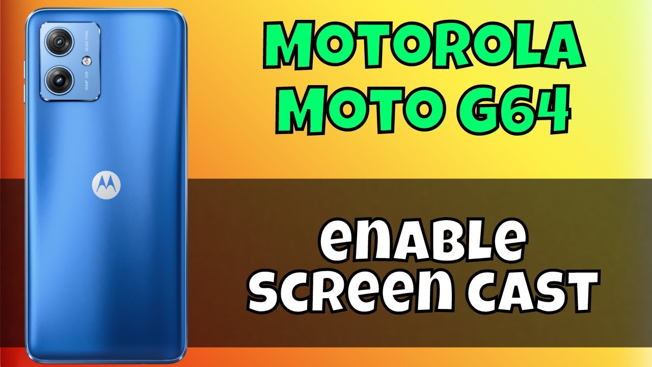 Motorola Moto G64 Screen Cast || How to use screen cast || How to ...