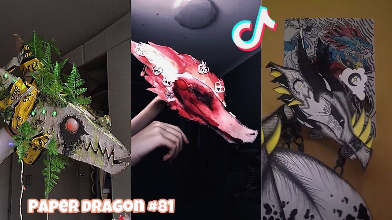 Dragon Puppet TikToks - Paper Dragon TikTok Compilation #81 - YouTube