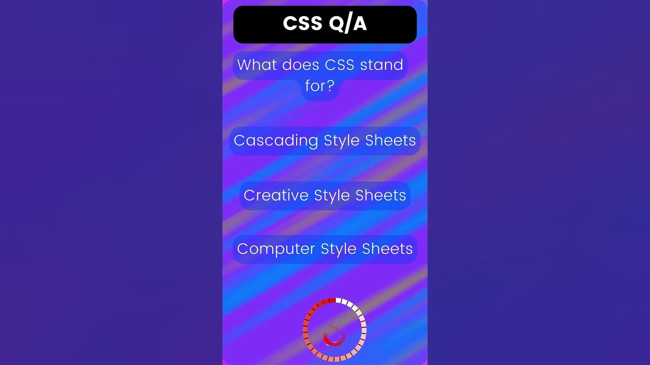🧠 Css Quiz Time Test Your Knowledge With Css 🚀 Shorts Learnwithearn Puzzle Codingchallenge