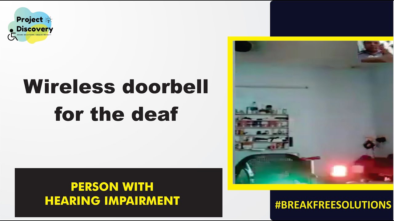 Wireless doorbell for the deaf|Breakfreesolutions - YouTube