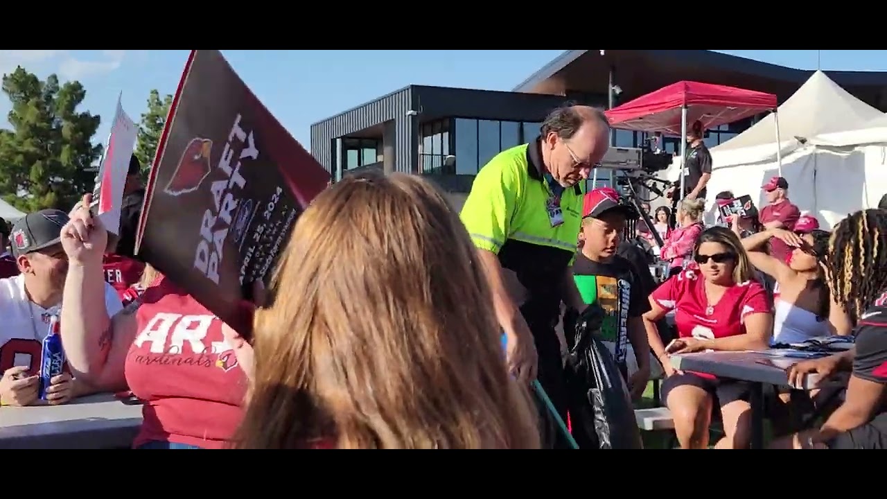 NFL DRAFT PARTY 2024 | STATE FARM STADIUM | arizona cardinals nfl draft ...