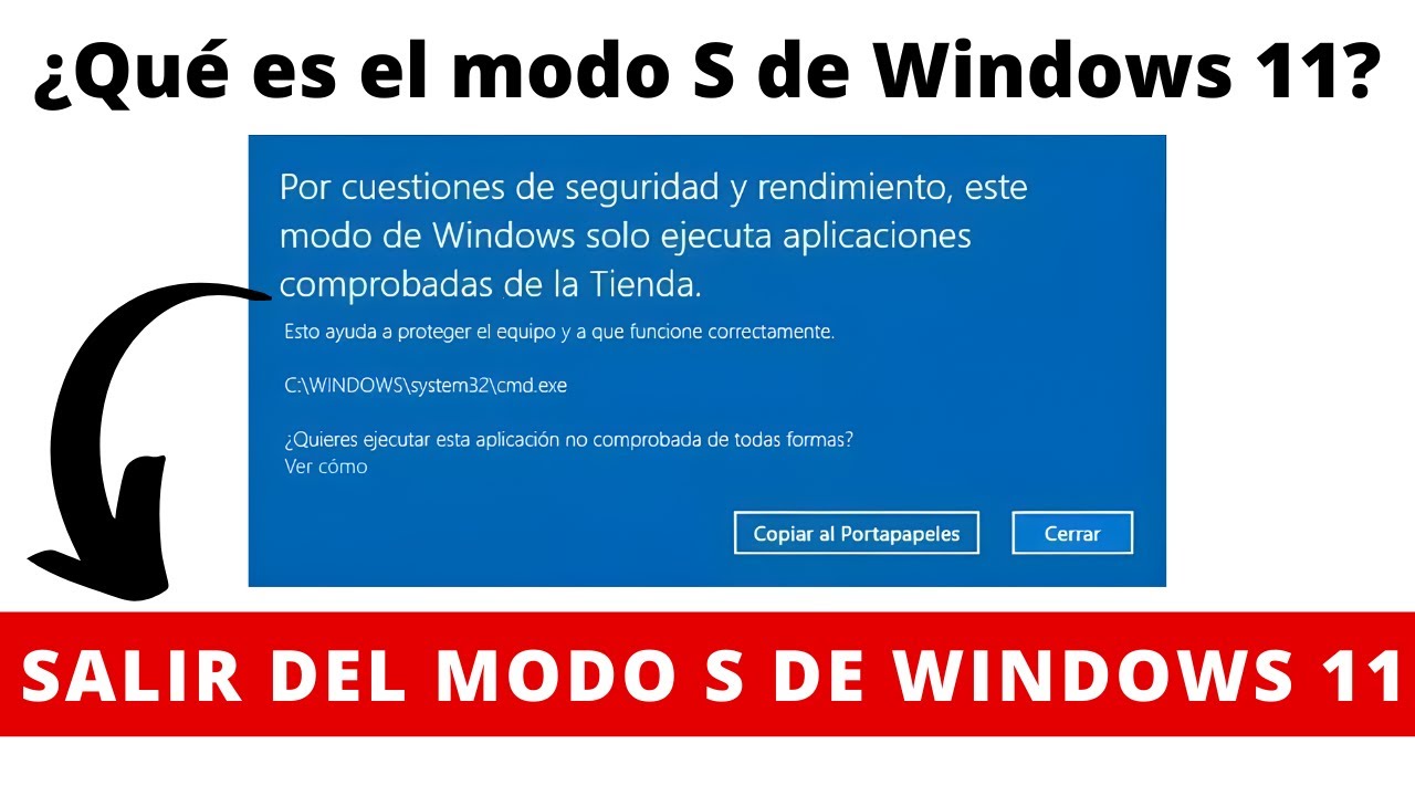¿Qué es el modo S de Windows 11? Todo lo que necesitas saber - YouTube