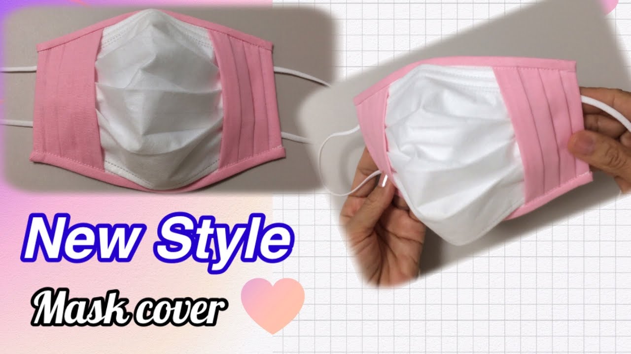 New Design DIY Surgical Mask Cover Sewing Tutorial More Production ...
