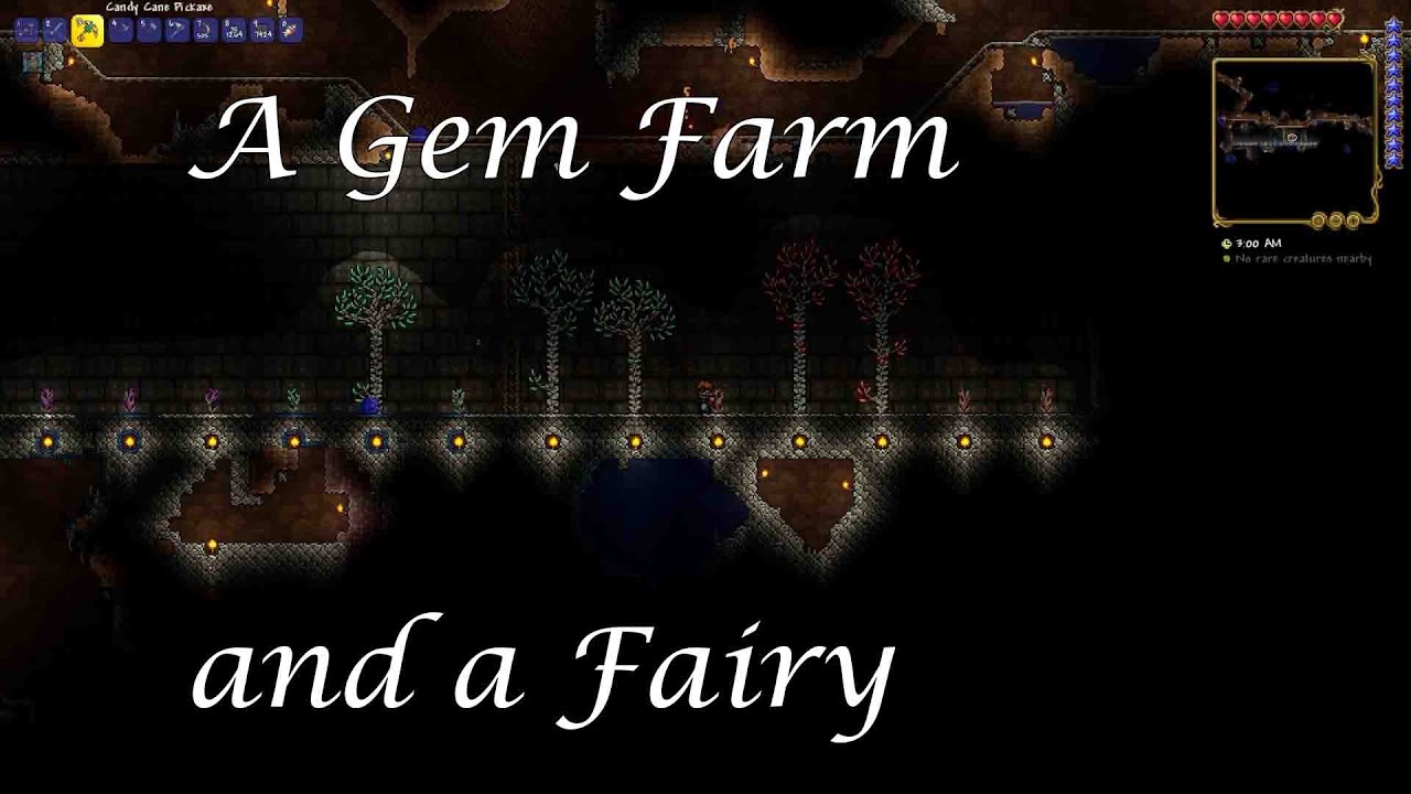 A Gem Farm and a Fairy - Terraria: The First Journey - Day 21 - YouTube