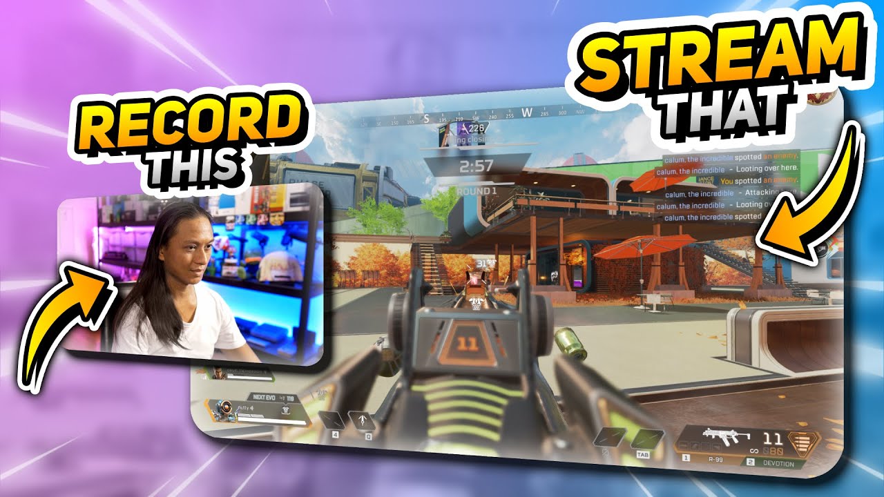 Stream AND Record Two Different Scenes At The SAME TIME! - YouTube