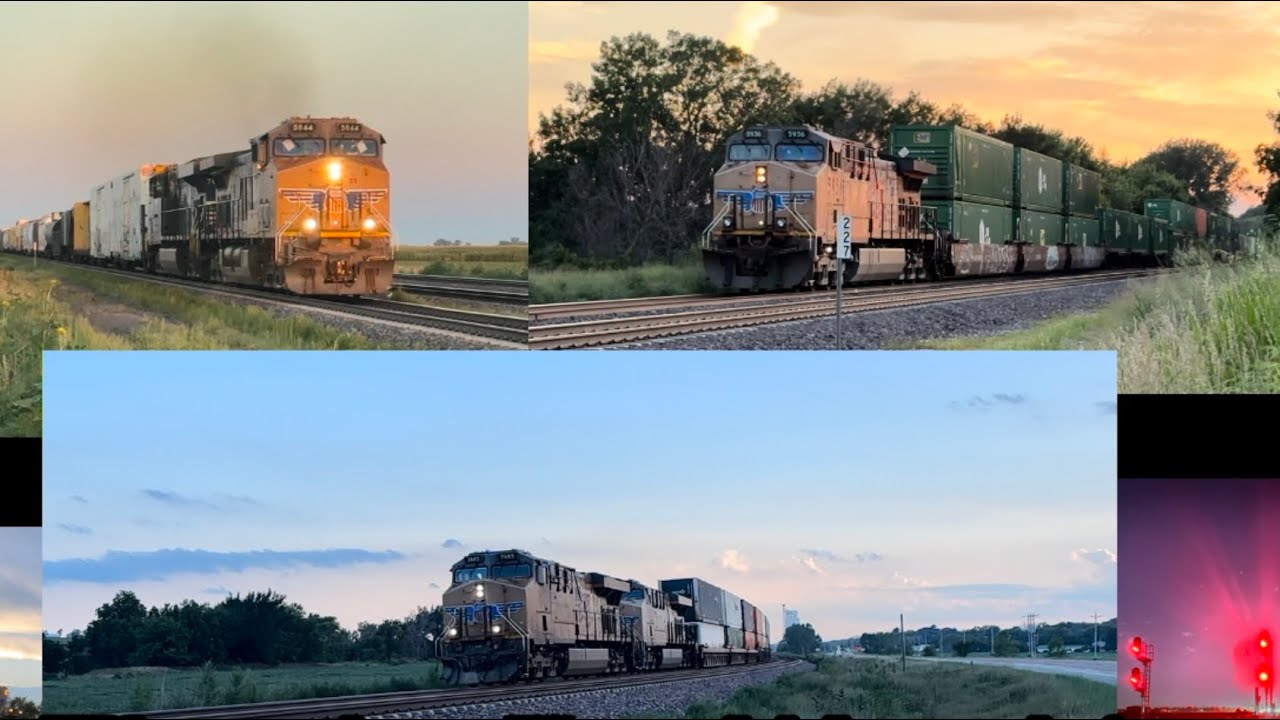 An Hour And A Half Of Union Pacific Trains In Nebraska And Iowa ...