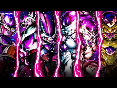 Golden Frieza & The ALL Frieza Forms Team In Dragon Ball Legends - YouTube