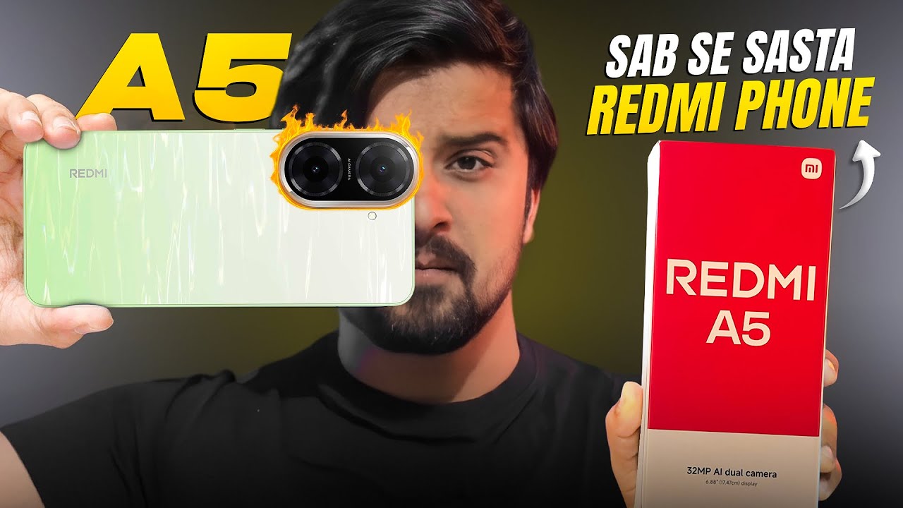 Redmi A5 - Unboxing and Review with Camera Test | New Budget King ...