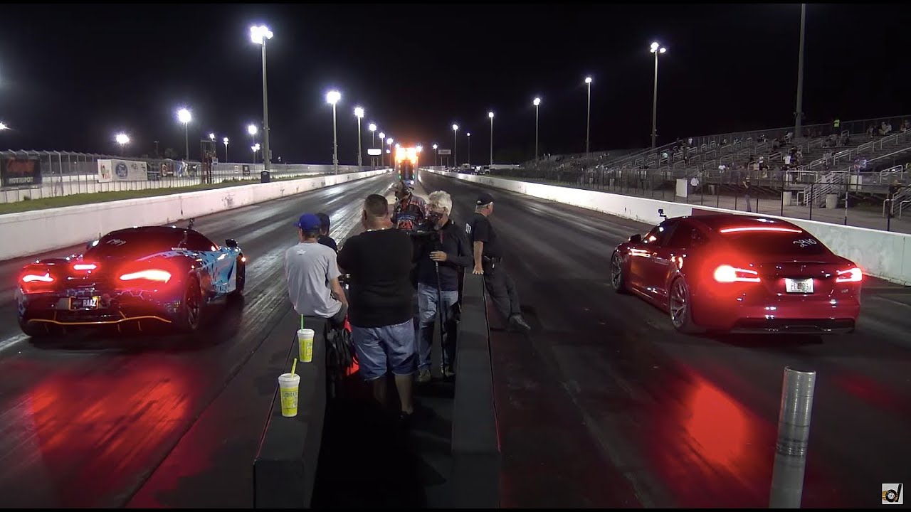Watch Tesla Model S Drag Strip Mode In Action, Learn How It Works - YouTube