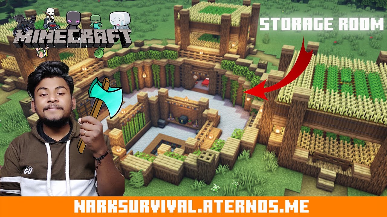 Minecraft: How to Build an Ultimate storage room in our SMP😍 - YouTube