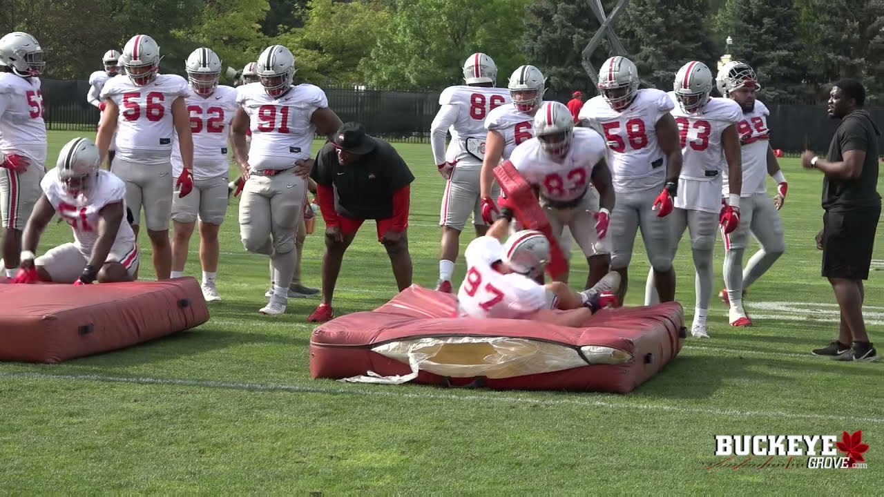 Ohio State Buckeyes Football 2021: Buckeyes put on the pads - YouTube