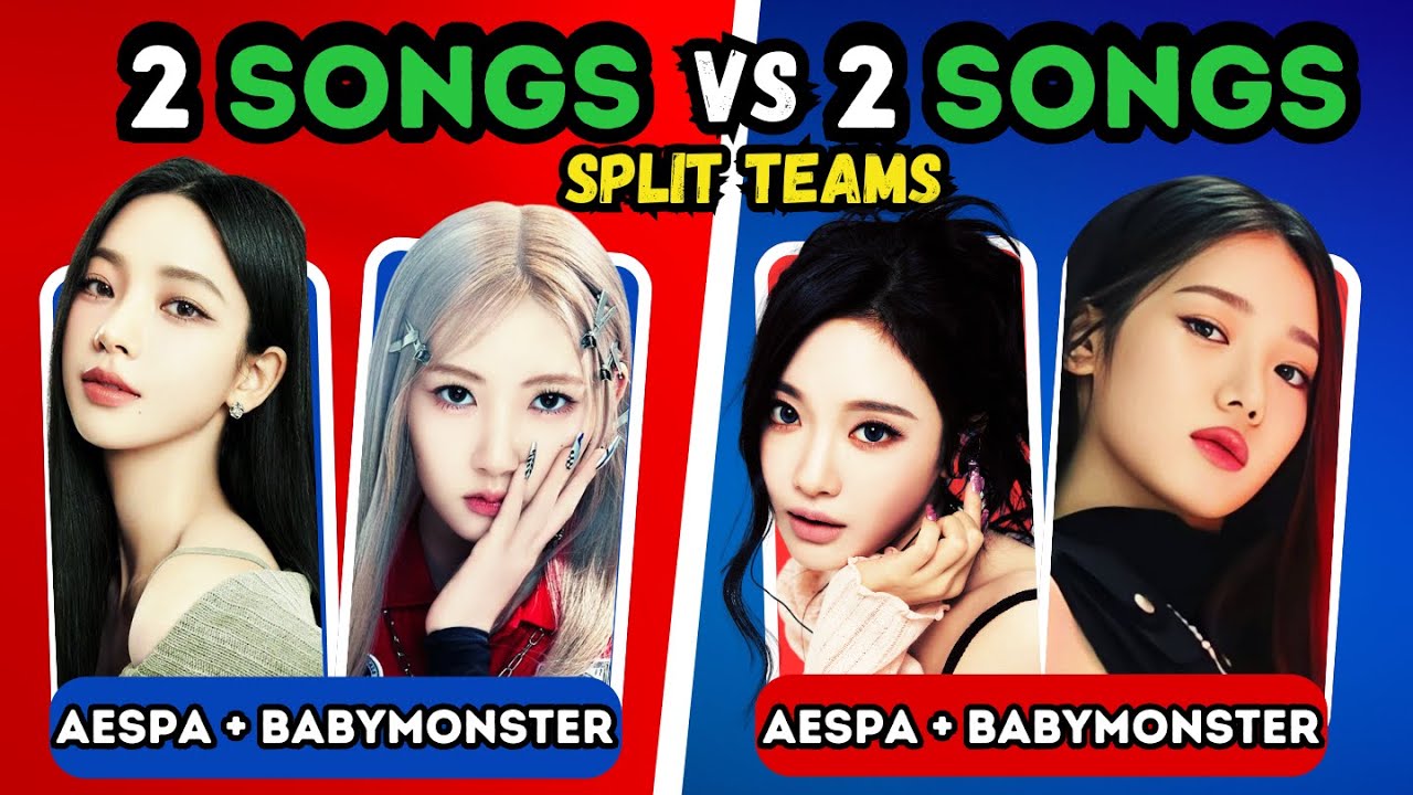 SAVE ONE TEAM: 2 SONGS vs 2 SONGS (SPLIT TEAMS) | KPOP QUIZ 2025 - YouTube