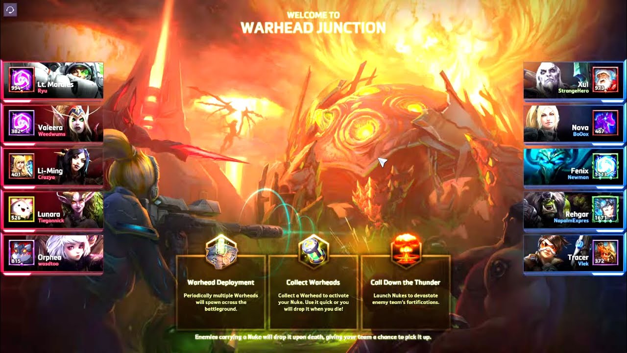 Heroes of the Storm - Quick Match - Warhead Junction - Xul - YouTube