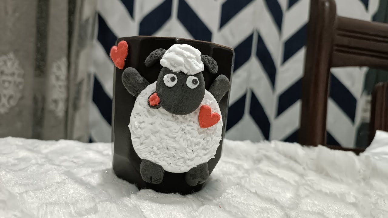 Unique Eid Ul Adha Crafts| Eid Ul Adha | Sheep | air-dry clay crafts # ...