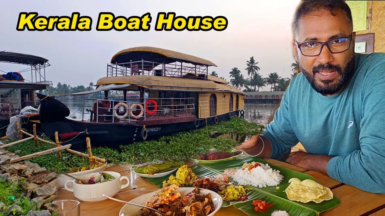 House Boat Food Tour - Kerala Alleppey , Premium Luxury Boat - Karthiks ...