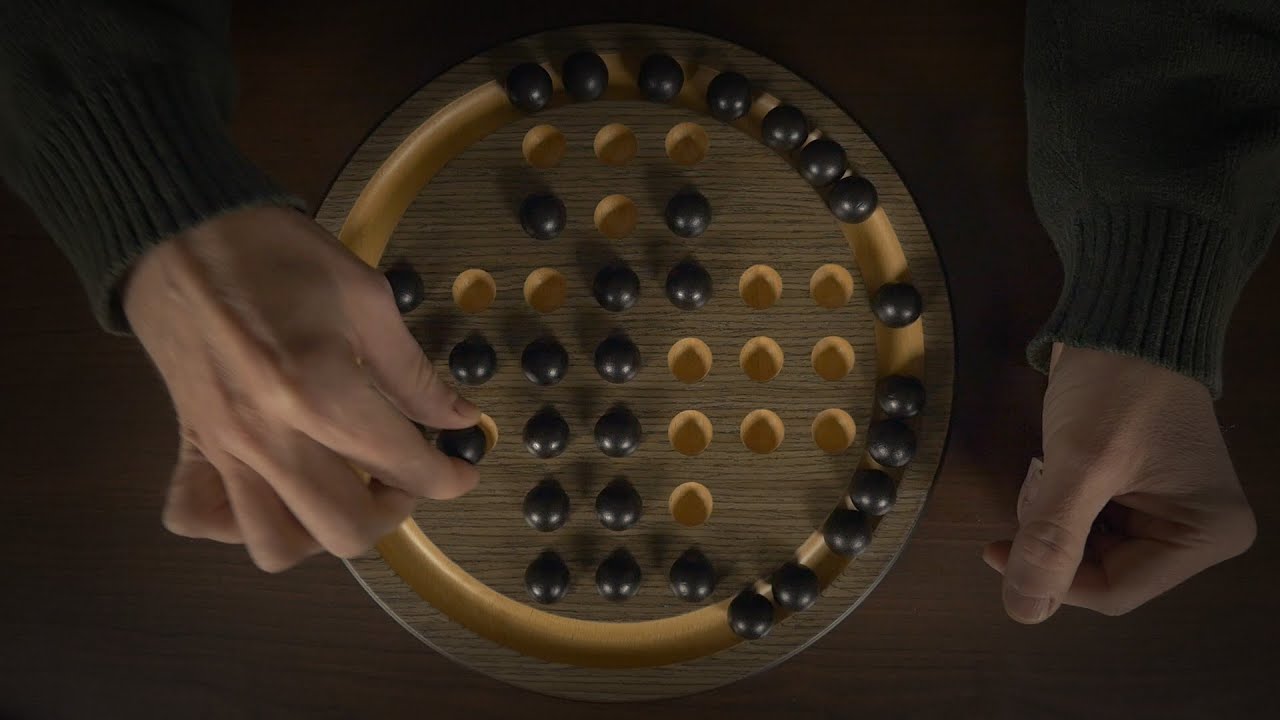 ASMR Wood Set Solitaire #2 - YouTube