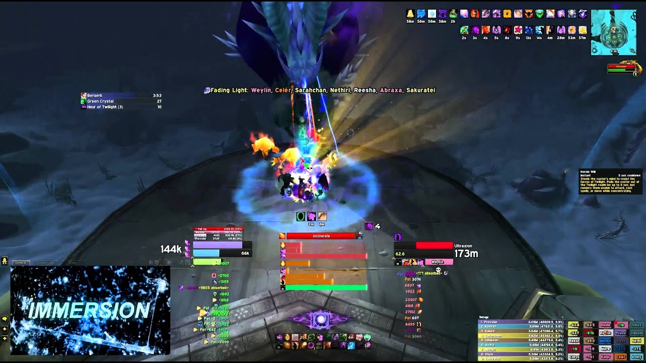 Immersion vs Ultraxion (25 Heroic) - YouTube
