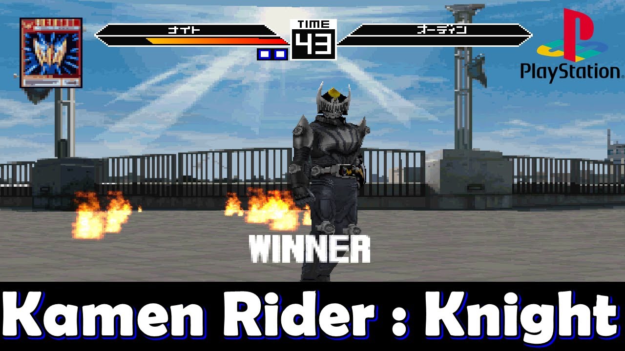 Kamen Rider Ryuki | Knight | PS1 Gameplay - YouTube