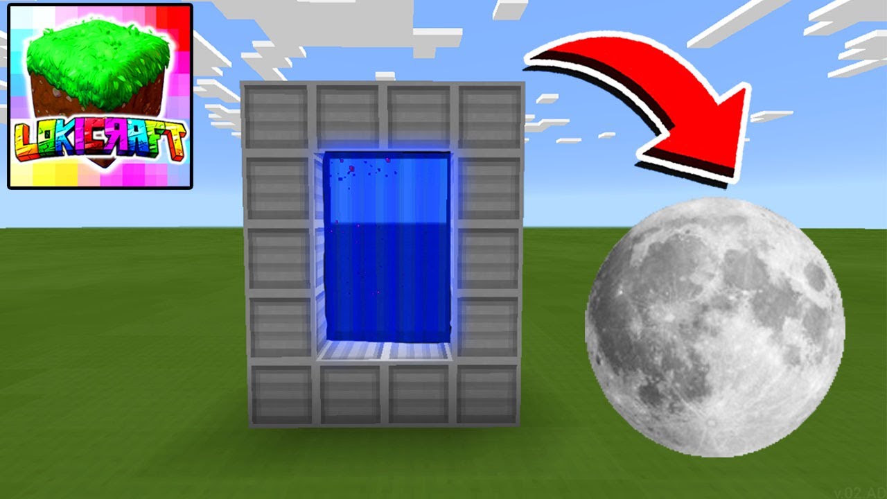How To Make a Portal To The MOON Dimension in LOKICRAFT - YouTube